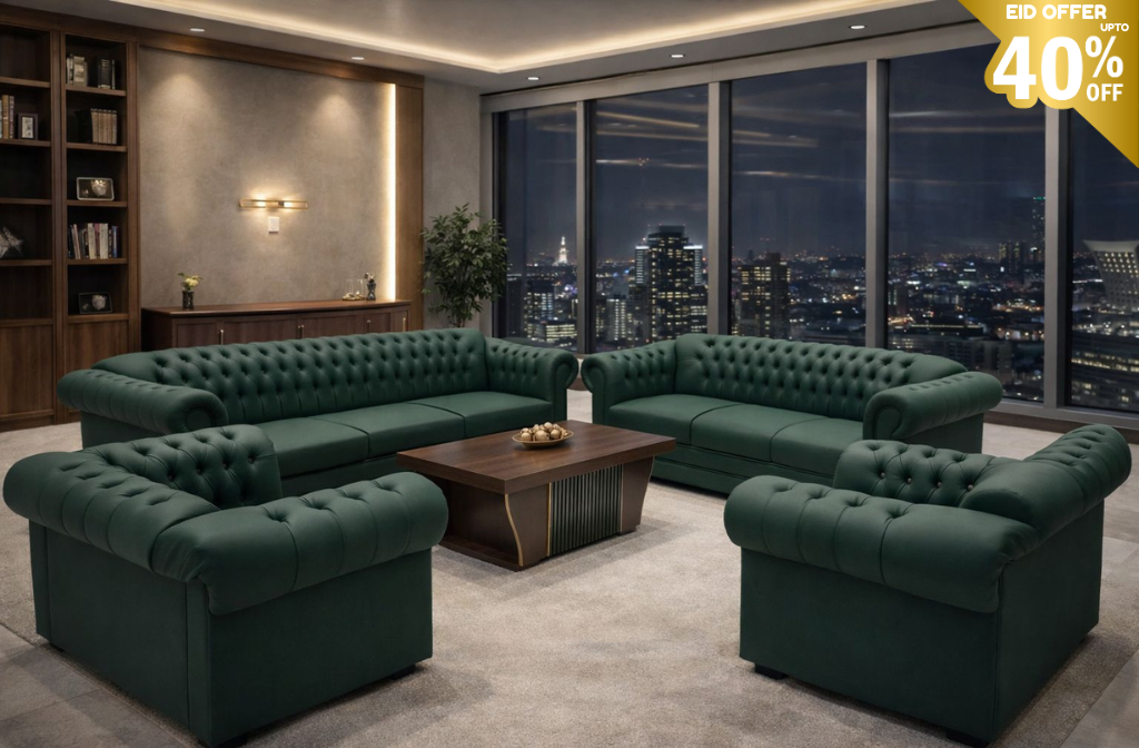 Elite Luxury Executive Office Sofa Set for 5 Person and 7 Person – Pre